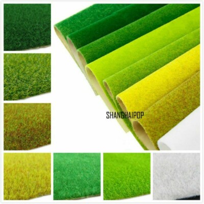 Faux Grass Landscape Turf Mats Model Crafts 00 N Gauge Paper Scenery ...