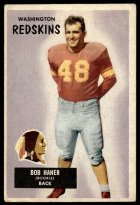 1955 Bowman Bob Haner Rookie Washington Redskins #34 | eBay
