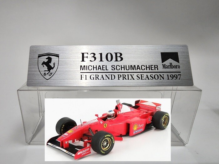 1/18 Michael Schumacher F1 Metal Name Plate Plaque for Minichamps Hot ...