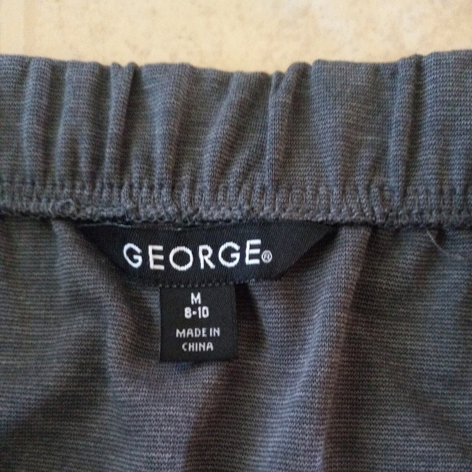 NWT ~ GEORGE ~ Ladies Gray ~ Straight Skirt ~ Polyester Rayon ~ M | eBay