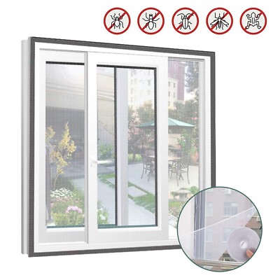 🔥 Large Window Insect Screen Mesh Net Fly Mosquito Bug Netting Moth ...