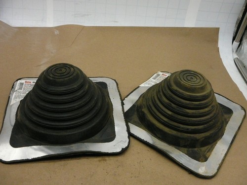 LOT OF 2 OATEY MASTER FLASH 8" X 8" RUBBER ROOF FLASHING 14052 | eBay