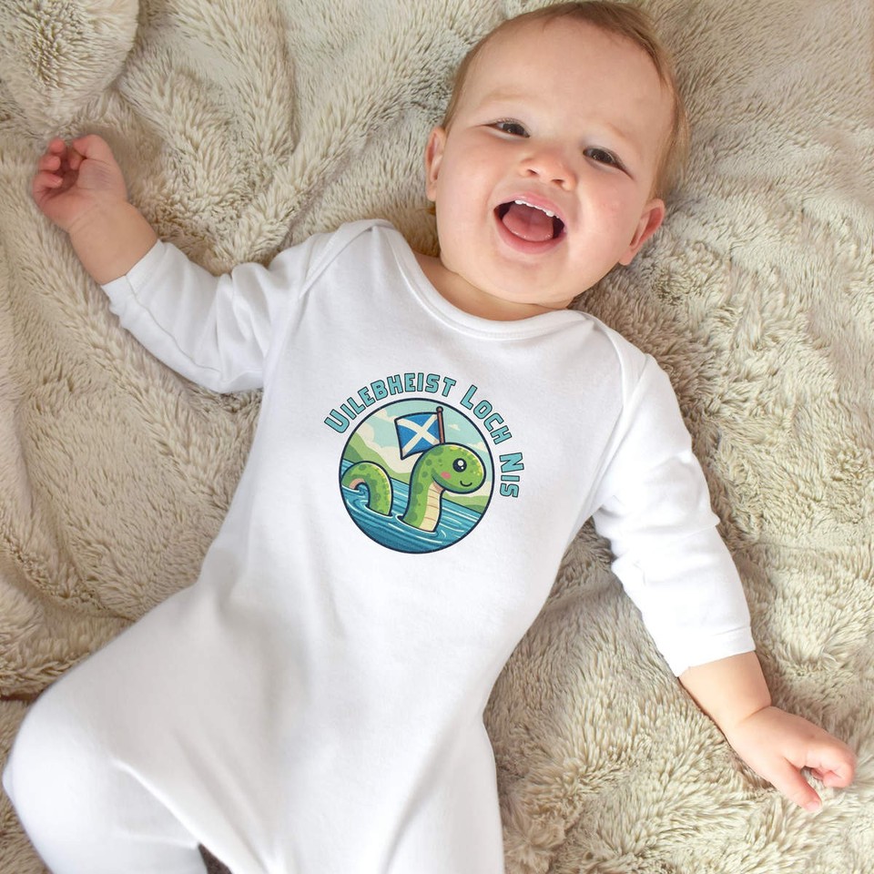 'Loch Ness Monster' Baby Romper Jumpsuits / Sleep suits (SS057300 ...