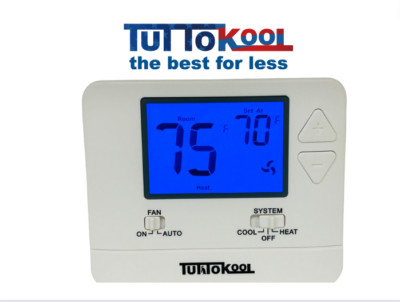Tuttokool TK701 1 Heat/ 1 cool thermostat | eBay