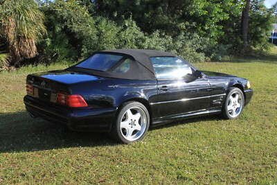 2000 MERCEDES BENZ R129 600SL AMG CONVERTIBLE BLACK/BLACK 1 HAND ...