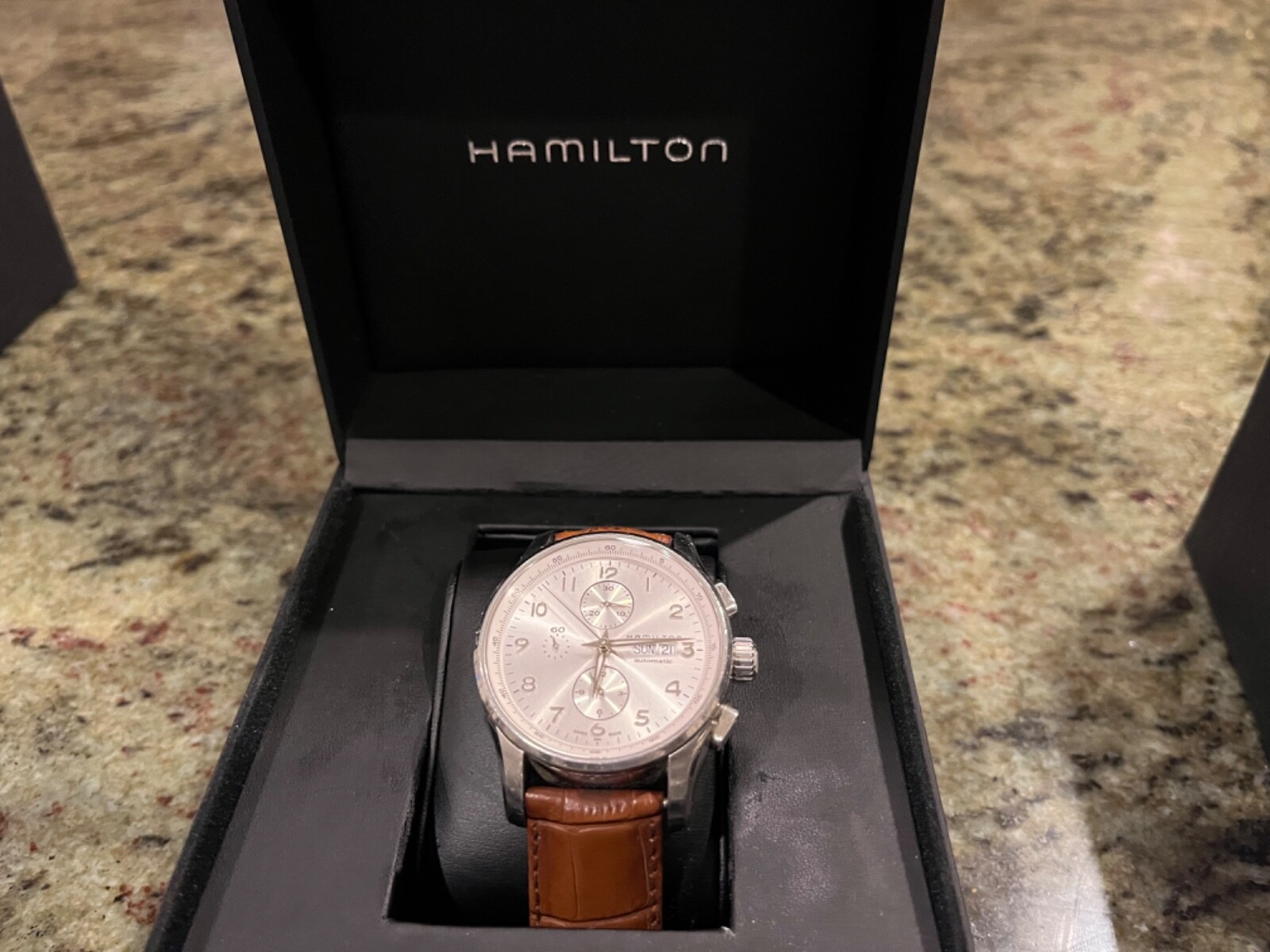 HAMILTON JAZZMASTER MAESTRO H327161 AUTOMATIC CHRONO WATCH GREAT ...