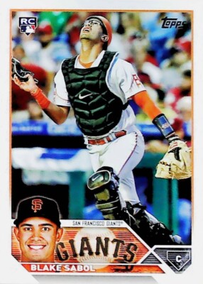 2023 Topps Update US201 BLAKE SABOL ROOKIE CARD SAN FRANCISCO GIANTS ...