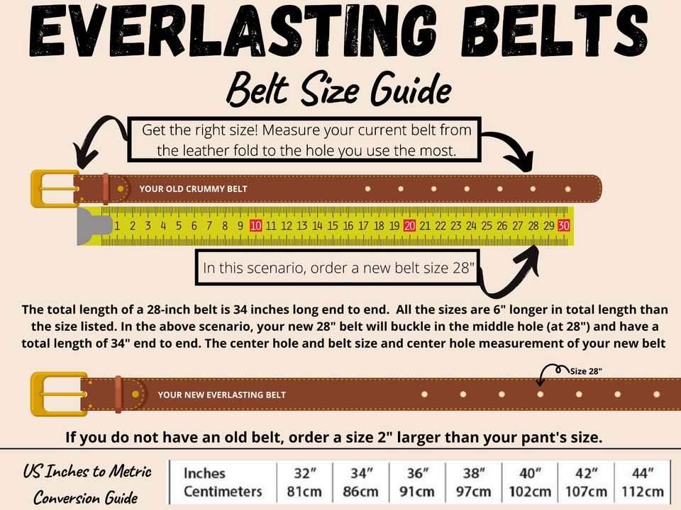Genuine Leather Casual Gun Belt Grommet Double Hole Buckle womens mens ...