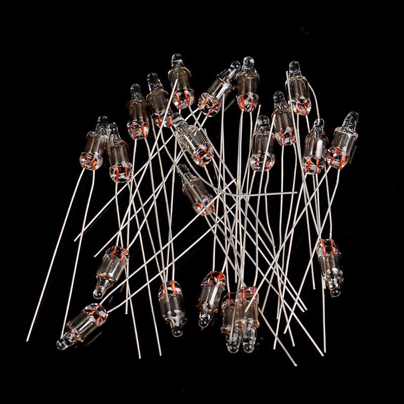 60PCS Red Green Blue Red Neon Light Bulb Indicator Light Standard ...