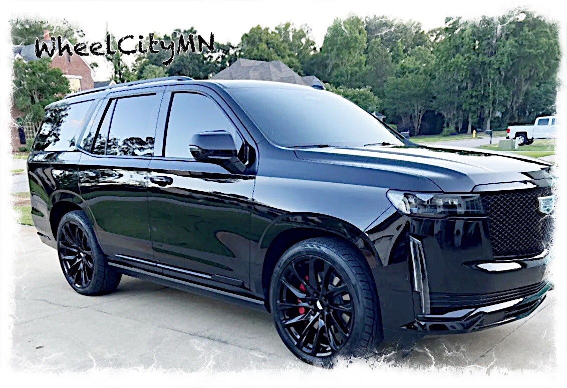 Escalade With Black Rims