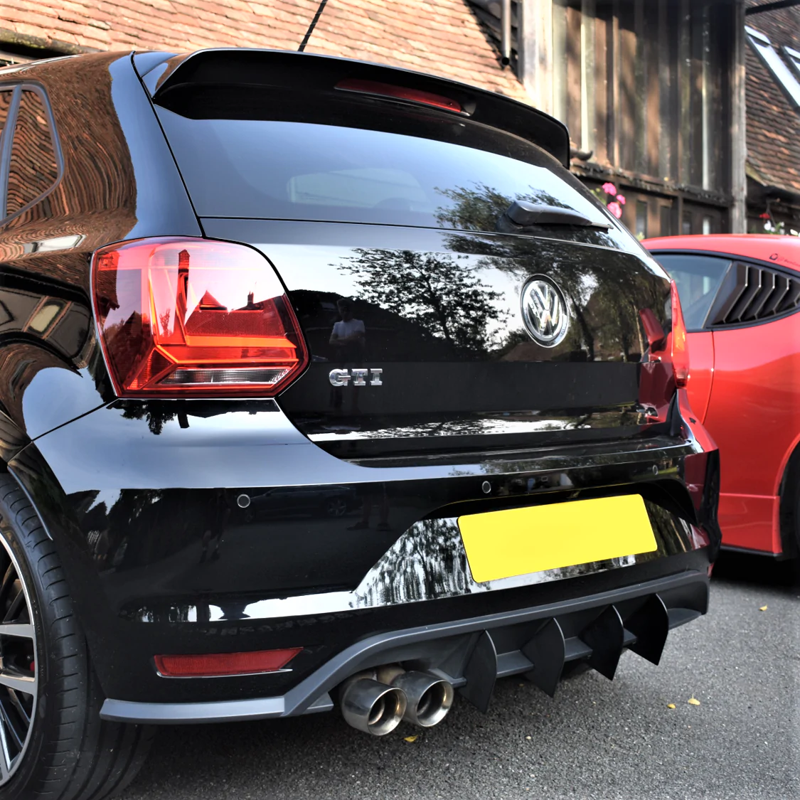 VW Polo GTI Rear Diffuser 4 Fin (2015-2017) | eBay