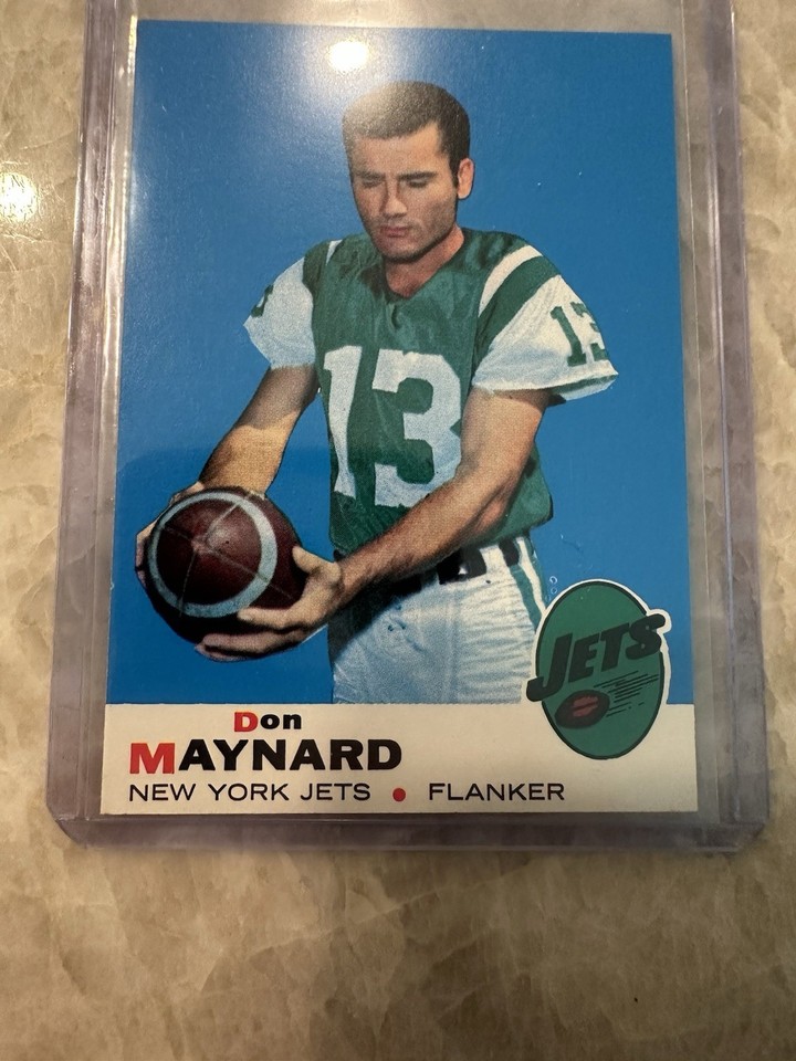 1969 Topps Football Don Maynard #60 New York Jets Card NM-MT NFL ...