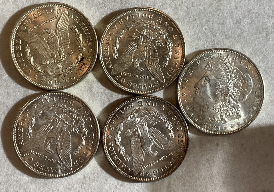 1921 US MORGAN SILVER DOLLAR UNC, RANDOM PICK ONE COIN | eBay