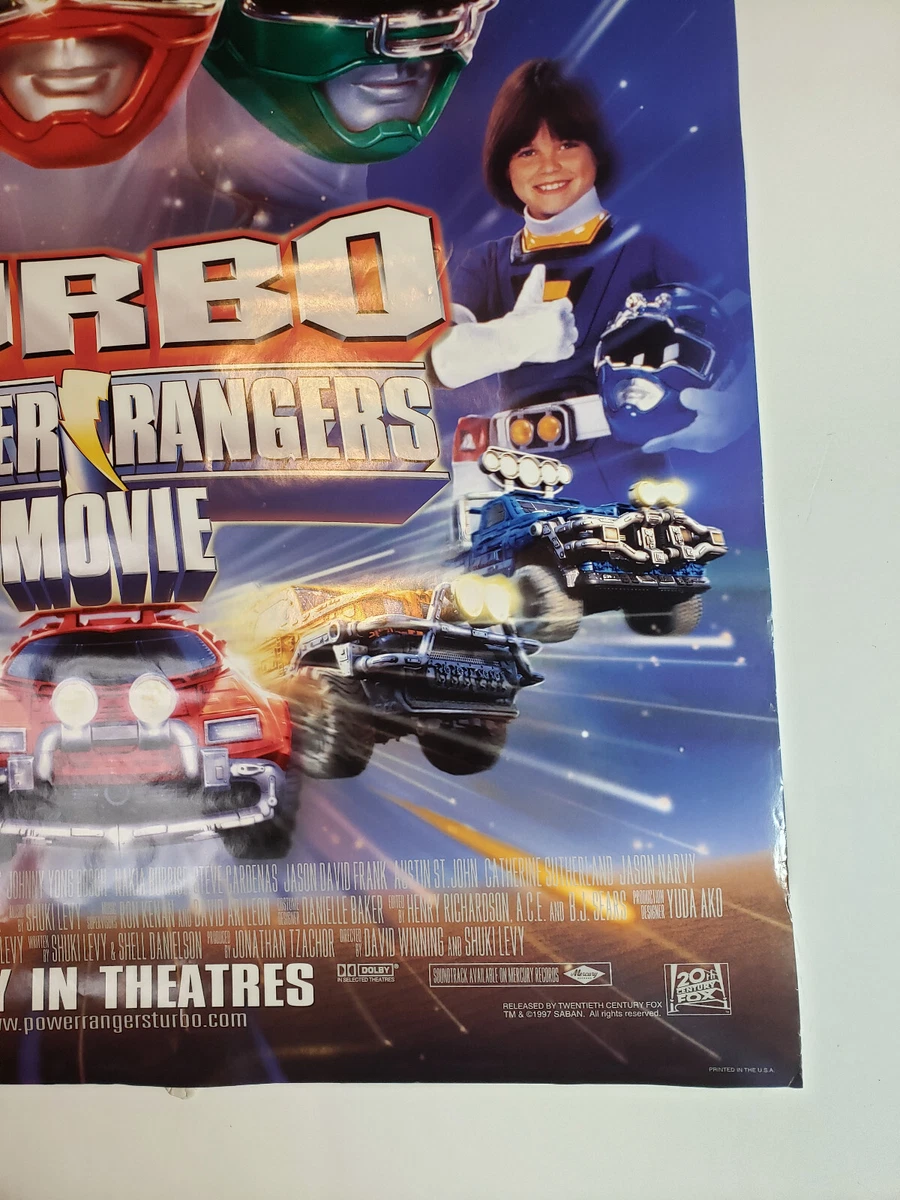 A Power Rangers Turbo Movie Poster