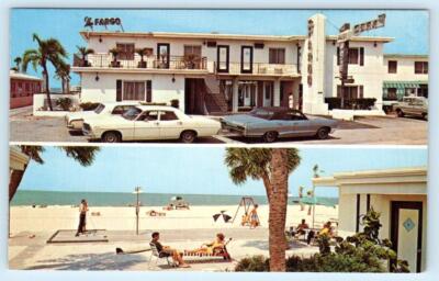 ST. PETERSBURG, Treasure Island FL ~ Roadside THE FARGO MOTEL c1960s ...