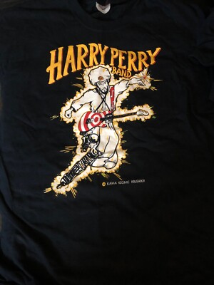 HARRY PERRY BAND Adult XL T-Shirt Venice Beach Boardwalk Icon | eBay