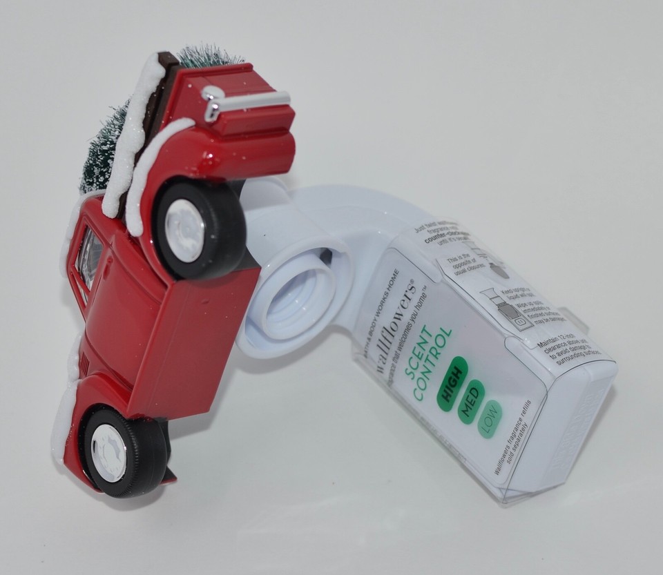 BATH & BODY WORKS RED TRUCK CHRISTMAS TREE WALLFLOWER FRAGRANCE PLUG IN HOLDER | eBay