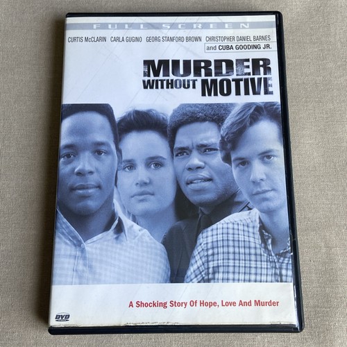 Murder Without Motive (DVD 1992) Mystery Cuba Gooding Jr Curtis McLarin ...