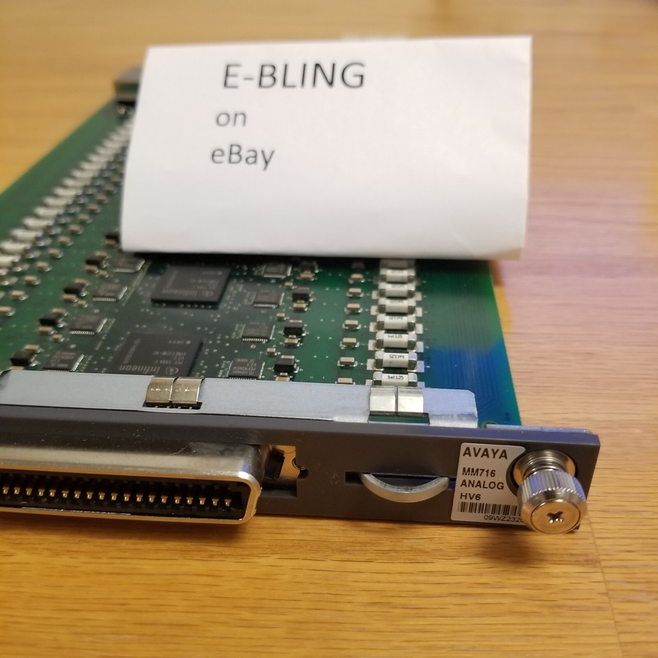Avaya MM716 HV6 Analog Media Module For 350, G450, G700 Media Gateways ...
