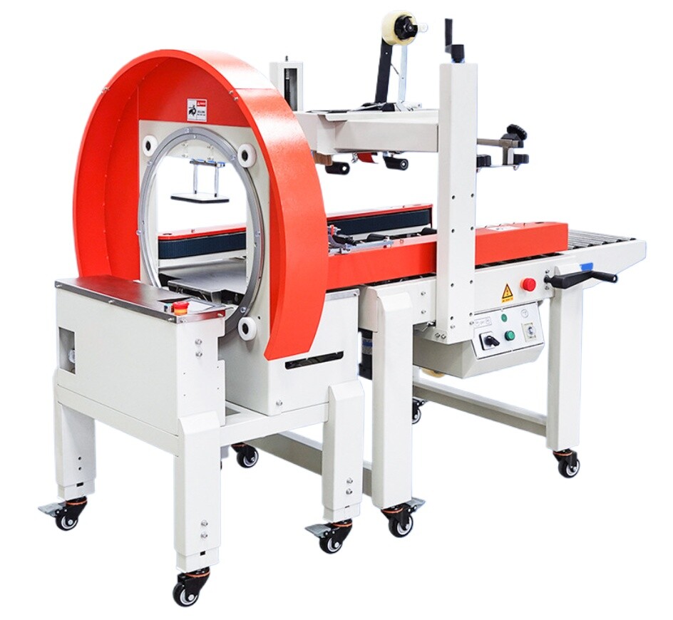Automatic Carton Case Tape Winding Sealer Side Belts Box Sealing ...