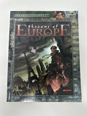 Fanpro 25002 Shadowrun Adventure Shadows of Europe 3rd Ed RPG 2004 VG ...