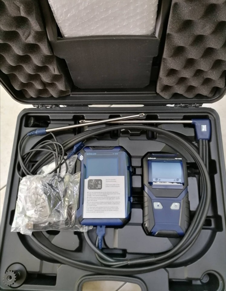 Wohler A 450 L Industrial Fuel Gas Emissions Analyzer Tool Kit with TD ...