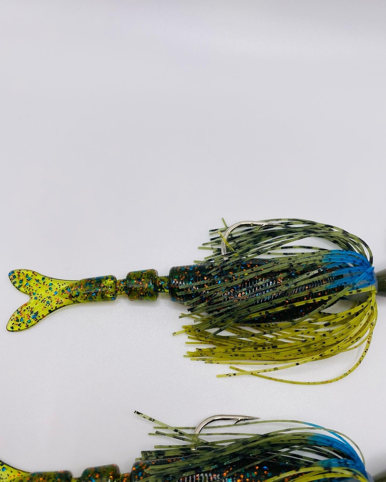 1/4oz Bladed Vibrating Swim Jig Custom Lot Of 2 Bluegill With Swimbait ...