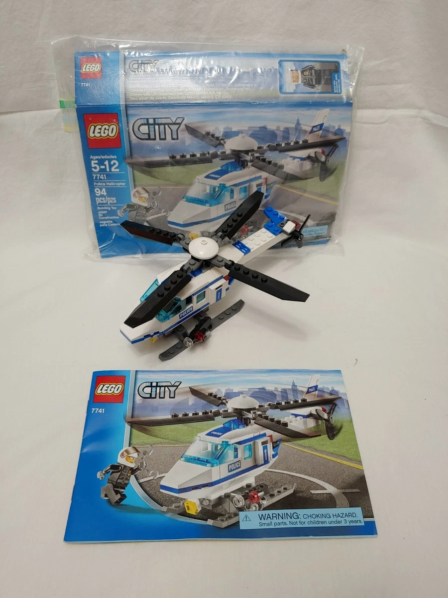 LEGO 7741 Police Helicopter Set Parts Inventory And, 56% OFF