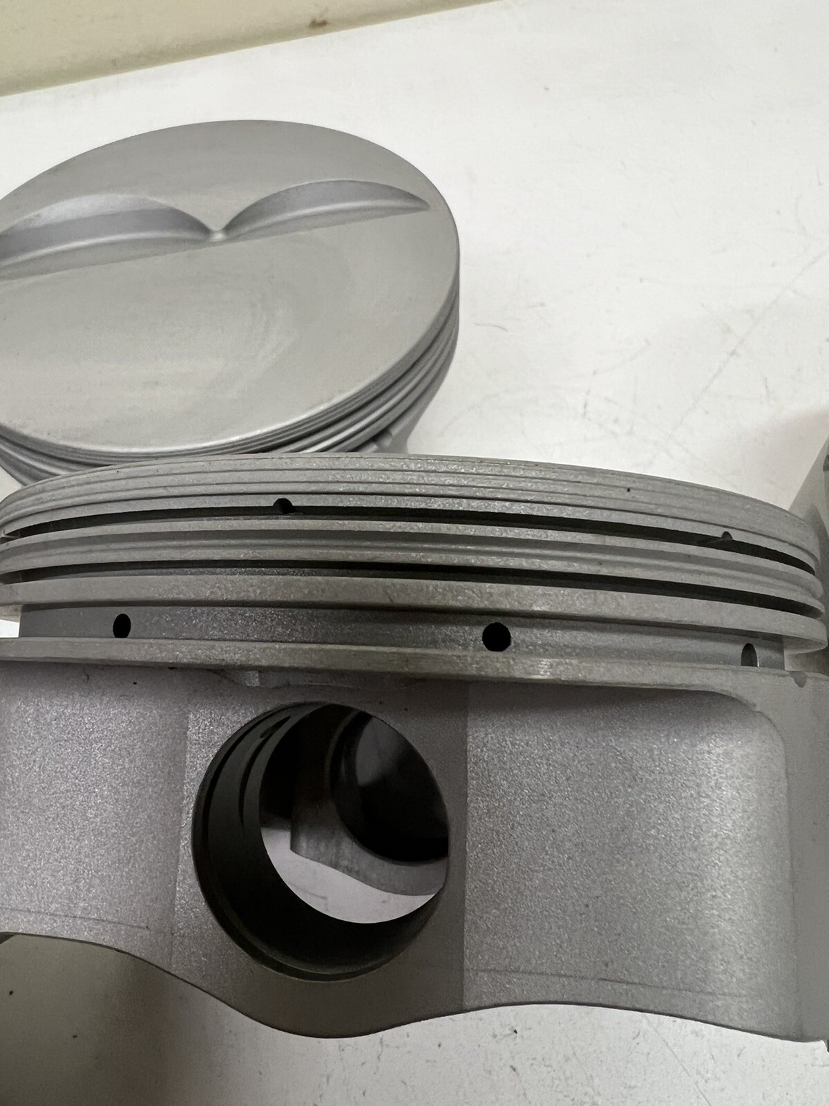 SBC CHEVY 350 WISECO FORGED PISTONS 4.050 BORE FLAT TOP USED | eBay