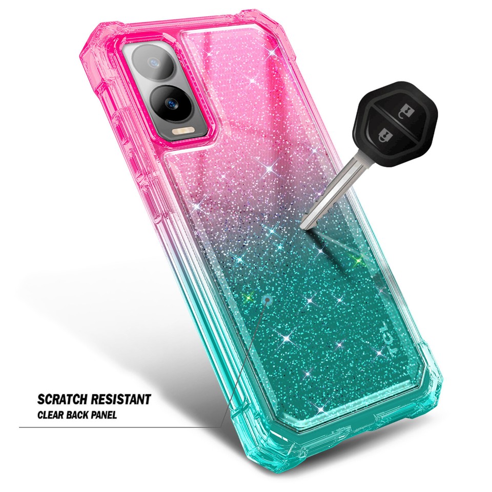 For AT&T Verge (SL219A) Case Full Body Phone Cover w/ Built-In Screen ...