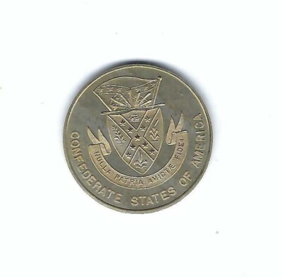 CSA CONFEDERATE STATES HALF DOLLAR DOL CIVIL WAR EMBLEM RESTRIKE COIN ...