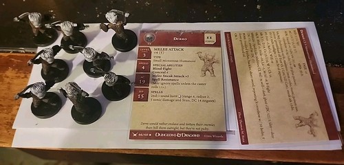 WoTC Dungeons & Dragons Miniatures Derro With Card | eBay