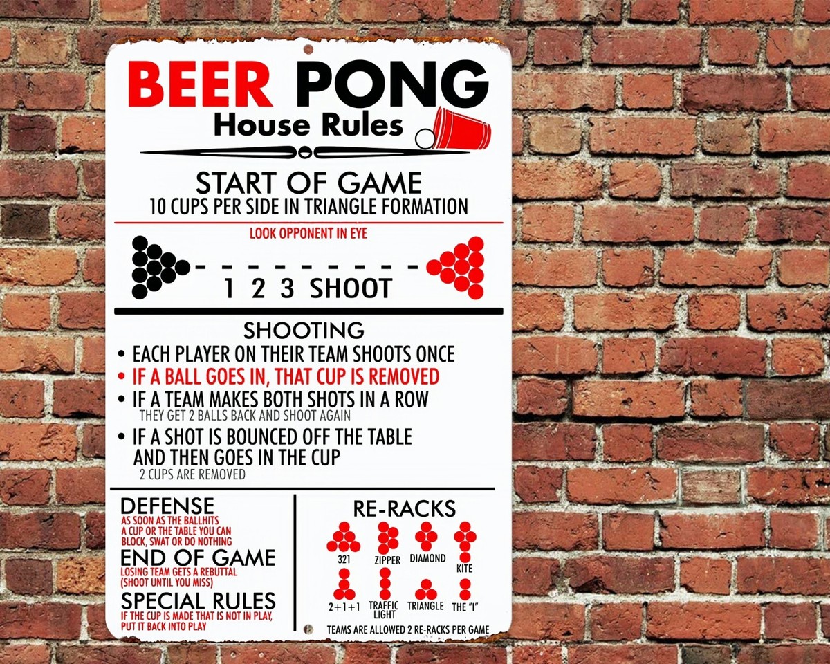 Beer Pong Rules