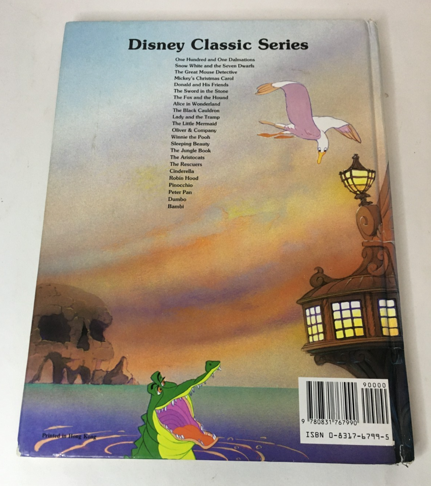 Walt Disney’s Peter Pan Twin Books / Gallery Books 1989 Overzied HC 5th ...
