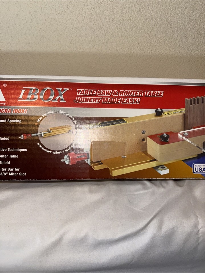 INCRA I-BOX Jig for Box Joints For Table Saw & Router Table Made In USA ...