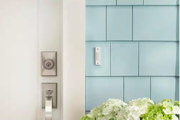 Defiant Wired Contractor Doorbell Kit with 2 Wired Push Buttons, White ...