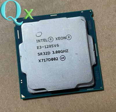 Intel Xeon E3-1205 v6 LGA1151 CPU Processor 3.0GHz Quad Cores | eBay