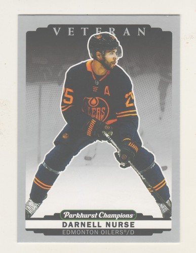 2022-23 Parkhurst Champions SILVER BORDER #85 DARNELL NURSE Edmonton ...