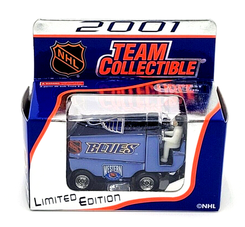 2001 St Louis Blues Zamboni White Rose Collectibles Diecast 1:50 Scale ...