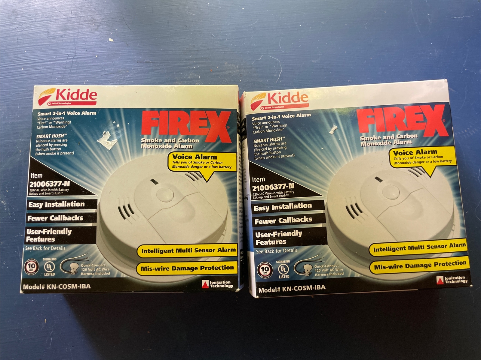Kidde 21006377-N Combination Carbon Monoxide & Smoke Alarm KN-COSM-IBA ...