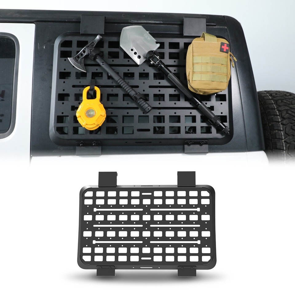 Modular Molle Panel Storage Rack Trim for 2018-2025 Jeep Wrangler JL 4 ...