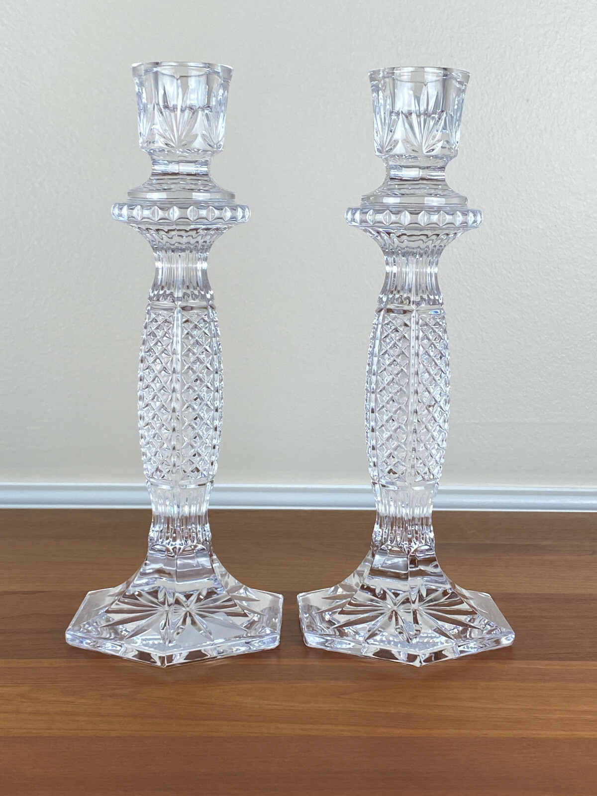 Waterford Crystal TARA Candelabra Tall Candlestick with Prisms 10 ...