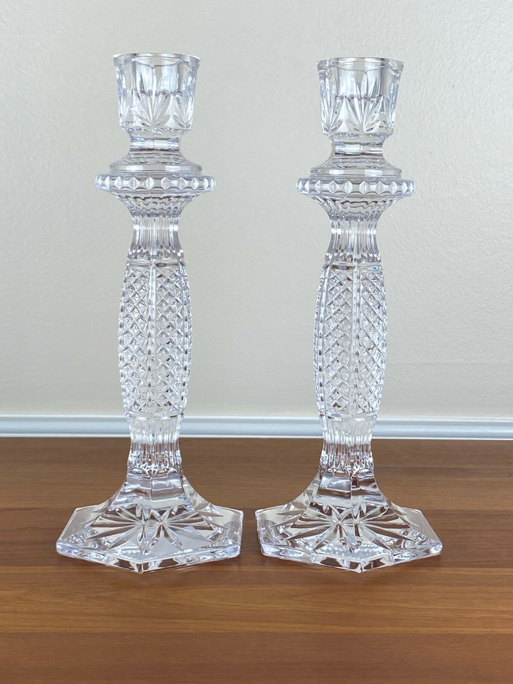 Waterford Crystal TARA Candelabra Tall Candlestick with Prisms 10 ...