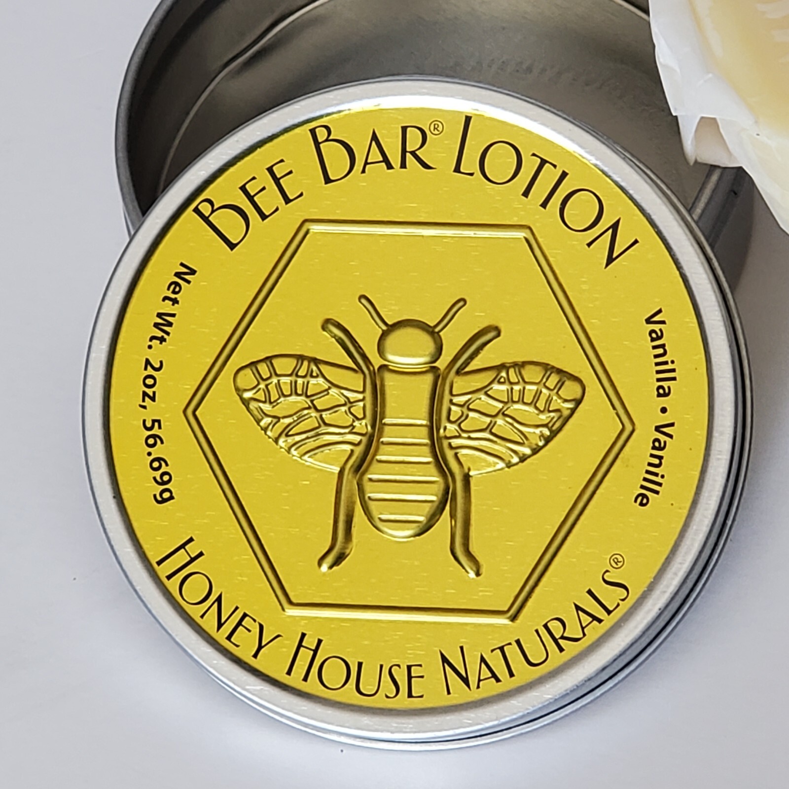 Honey House Naturals Bee Bar Lotion Large 2.0 oz 56.69 g hand body vanilla | eBay