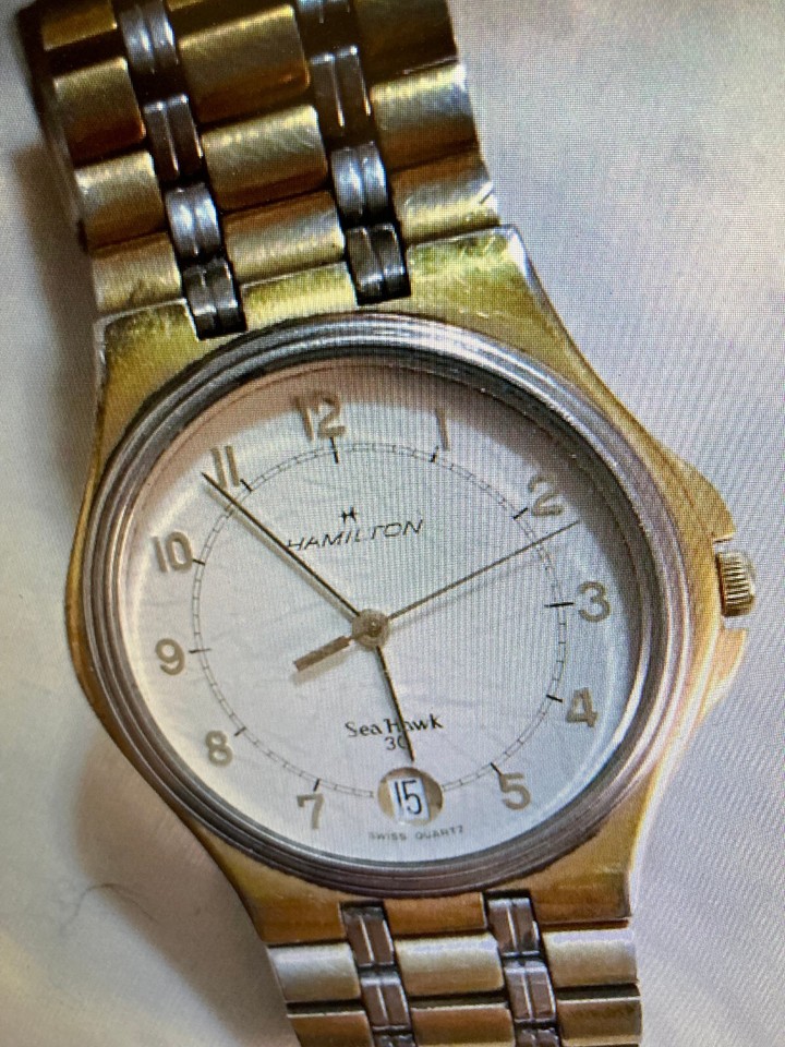 Rare Vintage Hamilton 9494 Sea Hawk 30 date Swiss Quartz Men watches | eBay