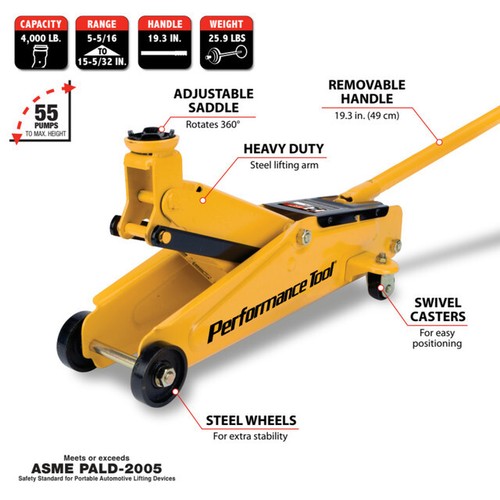Performance Tool 2 Ton Floor Jack W1614 | eBay