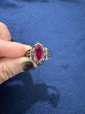 Vtg United Auto Workers UAW 651 25yrs Ruby Service Ring, Size 8.25 | eBay