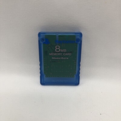 Official Sony Playstation 2 PS2 8MB MagicGate Memory Card Blue | eBay