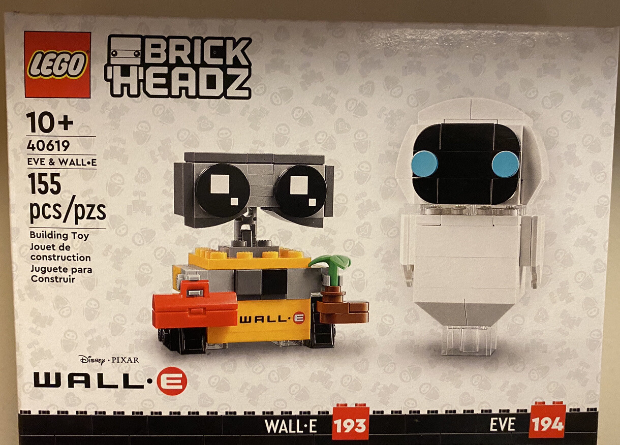 LEGO BRICKHEADZ: Eve & Wall-E (40619) for sale online | eBay