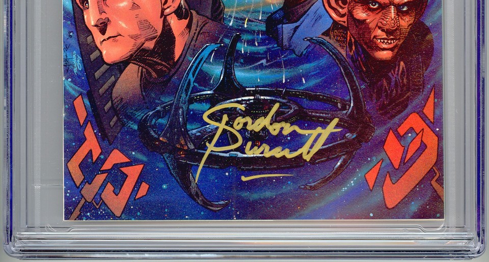 STAR TREK DEEP SPACE NINE #1 CGC-SS 9.0 SIGNED ARTIST GORDON PURCELL ...
